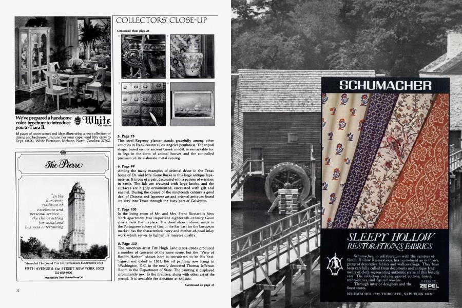 White of Mebane | Architectural Digest | MARCH/APRIL 1975