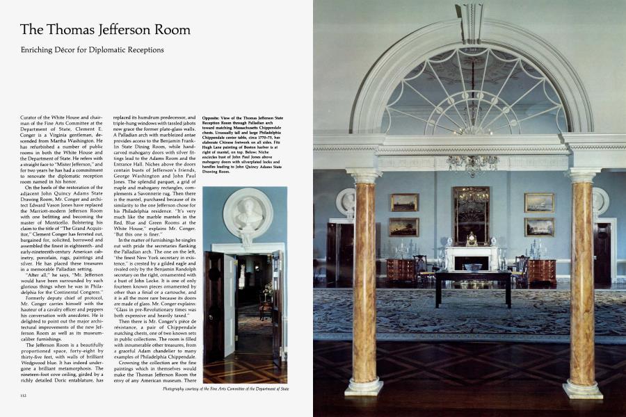 The Thomas Jefferson Room | Architectural Digest | MARCH/APRIL 1975