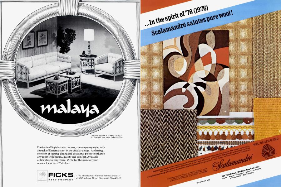 Ficks Reed Company | Architectural Digest | MARCH/APRIL 1975