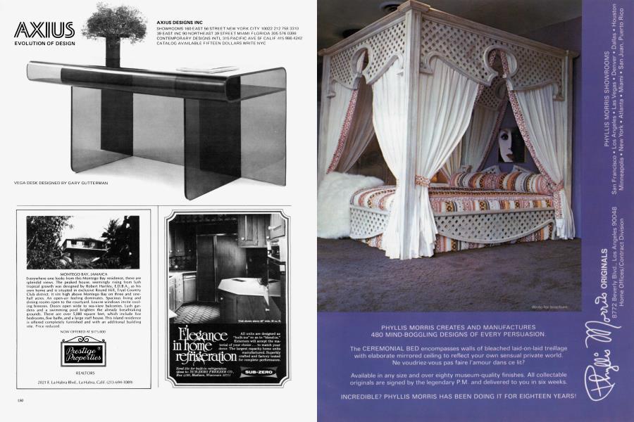 AXIUS DESIGNS INC | Architectural Digest | MAY/JUNE 1975