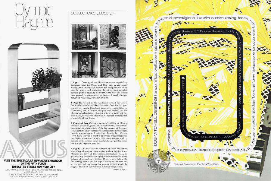 BOB MITCHELL DESIGNS | Architectural Digest | JULY / AUGUST 1975