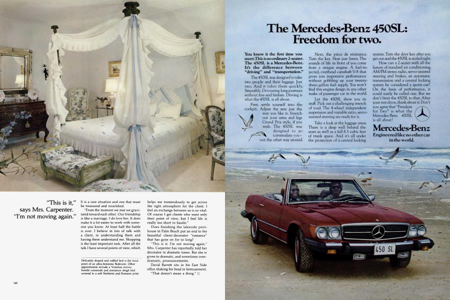 Mercedes-Benz | Architectural Digest | SEPTEMBER/OCTOBER 1975