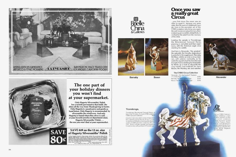 Brielle China & Galleries | Architectural Digest | NOVEMBER/DECEMBER 1975