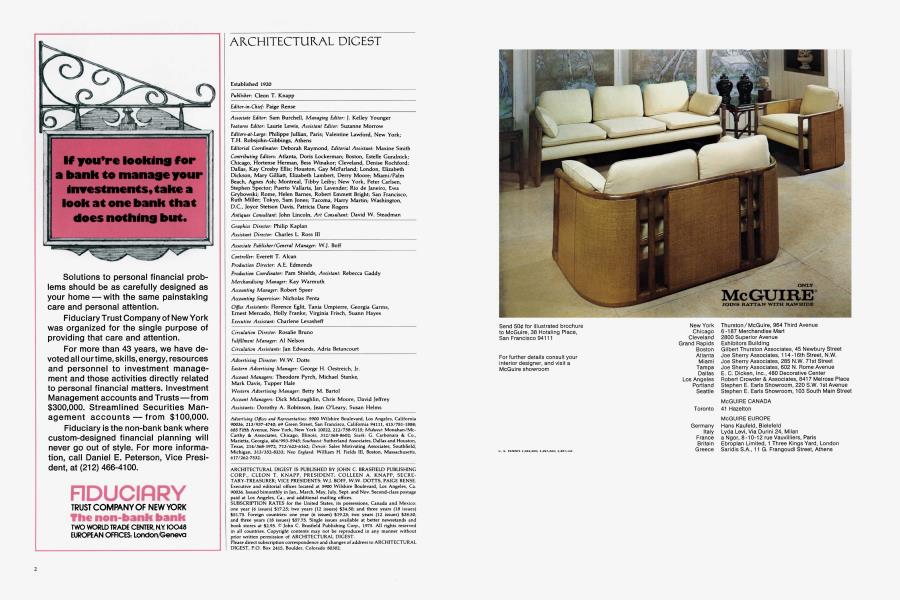 ARCHITECTURAL DIGEST | Architectural Digest | NOVEMBER/DECEMBER 1975