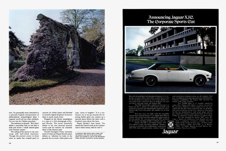 Jaguar | Architectural Digest | NOVEMBER/DECEMBER 1975