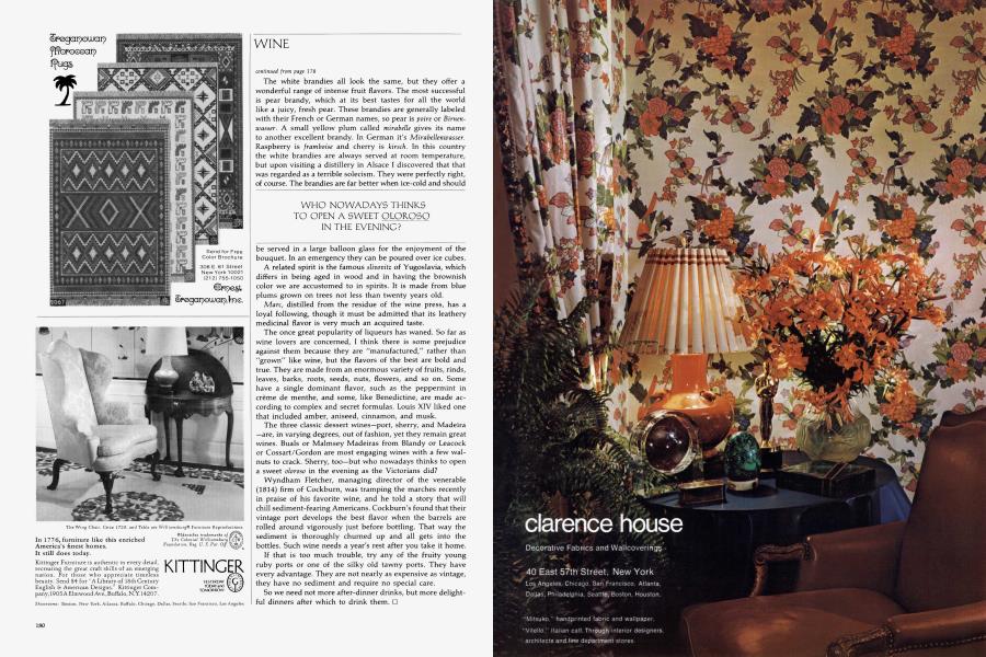 clarence house | Architectural Digest | NOVEMBER/DECEMBER 1975