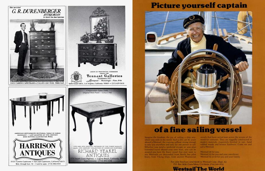 Westsail® The World | Architectural Digest | JANUARY/FEBRUARY 1976