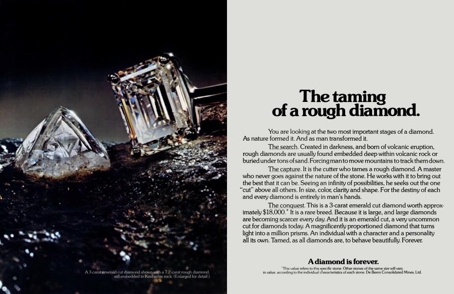 A diamond is forever | Architectural Digest | MARCH/APRIL 1976