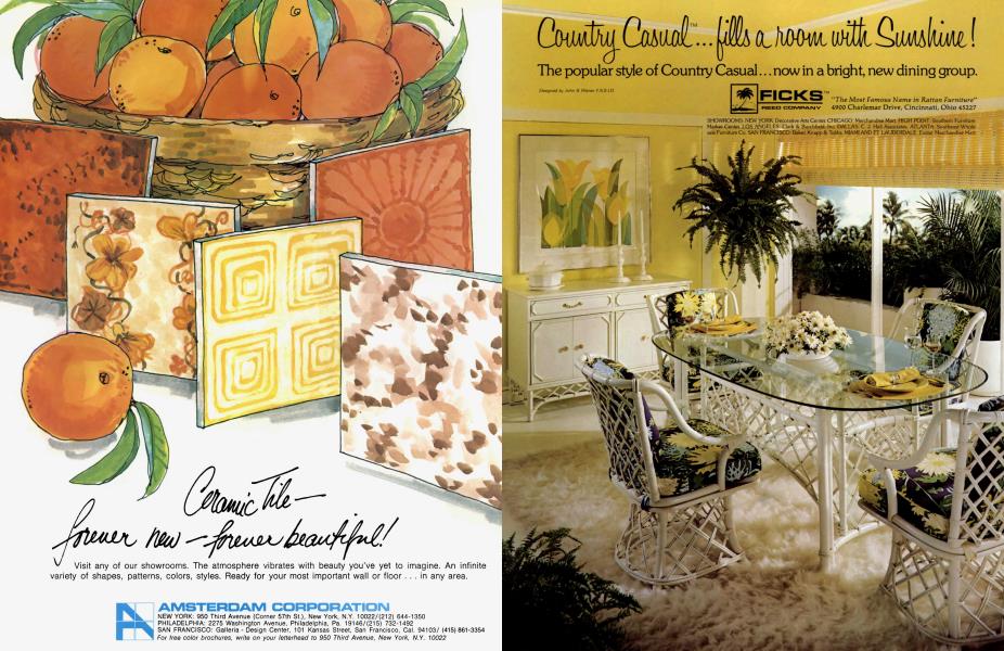 FICKS REED COMPANY™ | Architectural Digest | MARCH/APRIL 1976