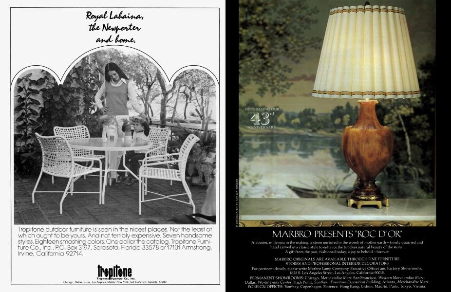 Tropitone | Architectural Digest | MAY/JUNE 1976