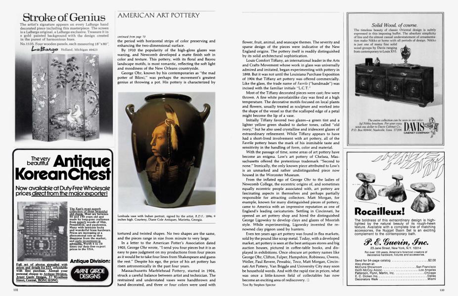 AVANT GARDE DESIGNS | Architectural Digest | JULY 1976