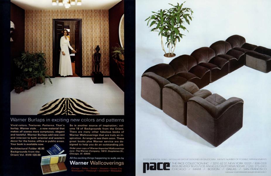 Warner Wallcoverings | Architectural Digest | JULY 1976 Warner Wallcoverings | Architectural Digest | JULY 1976