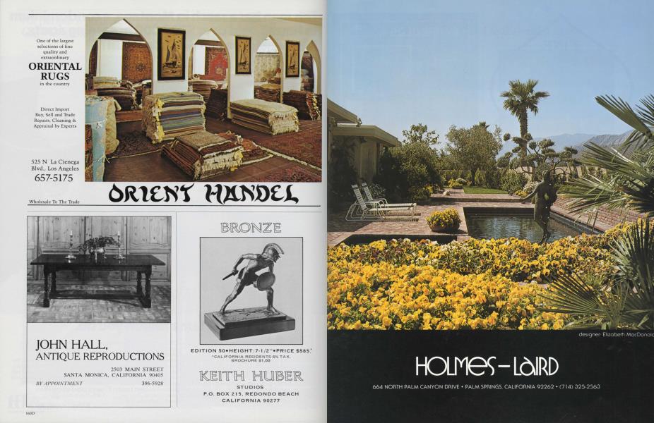 JOHN HALL, ANTIQUE REPRODUCTIONS | Architectural Digest | JULY 1976