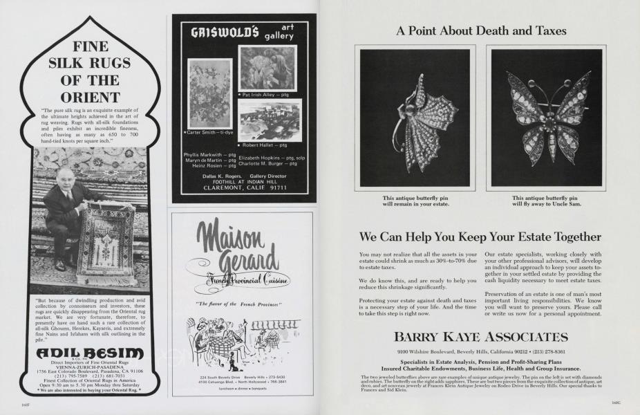 BARRY KAYE ASSOCIATES | Architectural Digest | JULY 1976