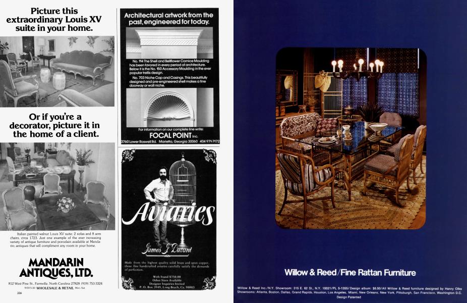 FOCAL POINT Inc. | Architectural Digest | SEPTEMBER/OCTOBER 1976