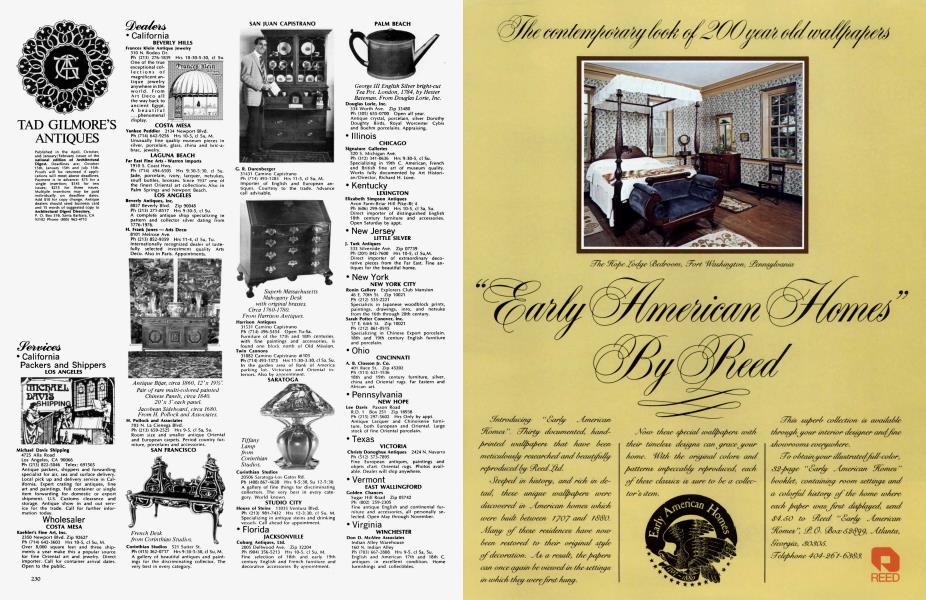 “Early American Homes” | Architectural Digest | SEPTEMBER/OCTOBER 1976