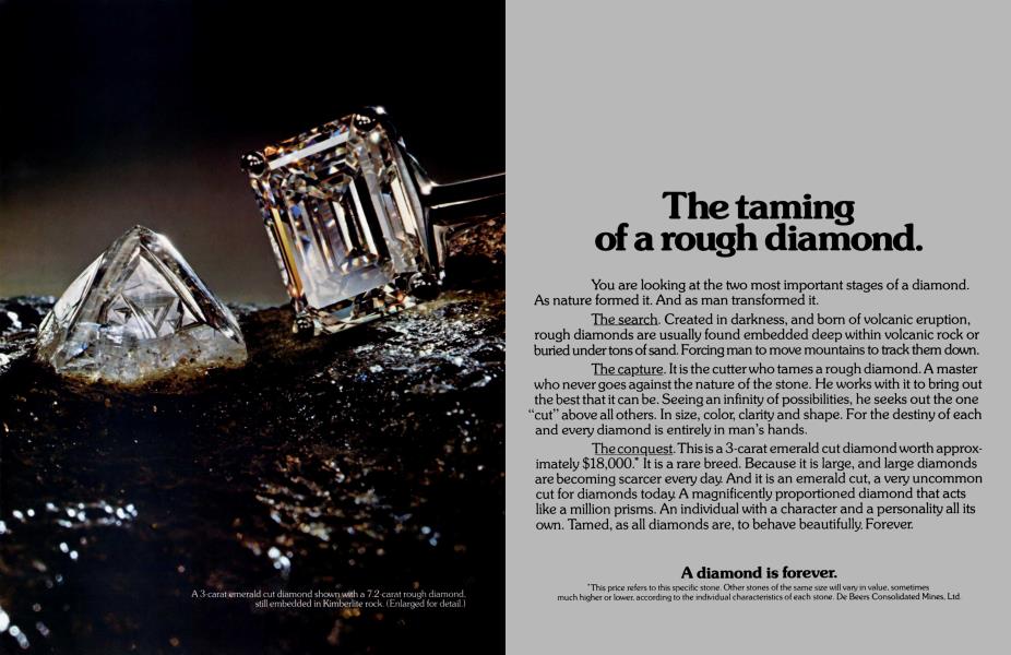 A diamond is forever | Architectural Digest | SEPTEMBER/OCTOBER 1976