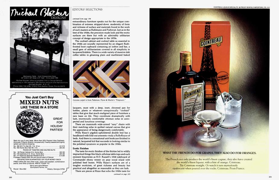 Michael Blocker DESIGNS | Architectural Digest | NOVEMBER/DECEMBER 1976