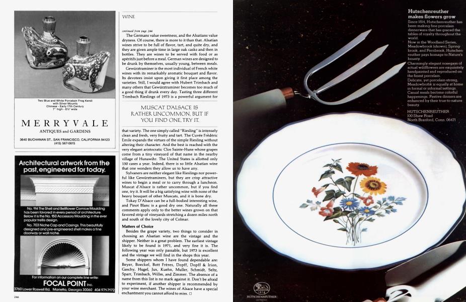 FOCAL POINT Inc. | Architectural Digest | NOVEMBER/DECEMBER 1976