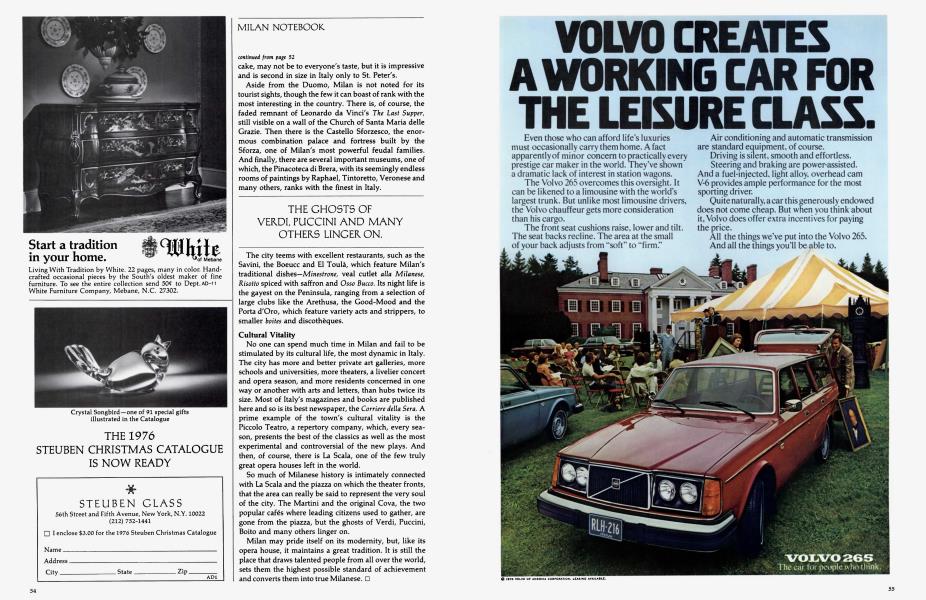 White of Mebane | Architectural Digest | NOVEMBER/DECEMBER 1976