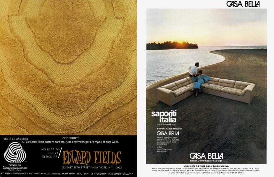 CASA BELLA | Architectural Digest | NOVEMBER/DECEMBER 1976