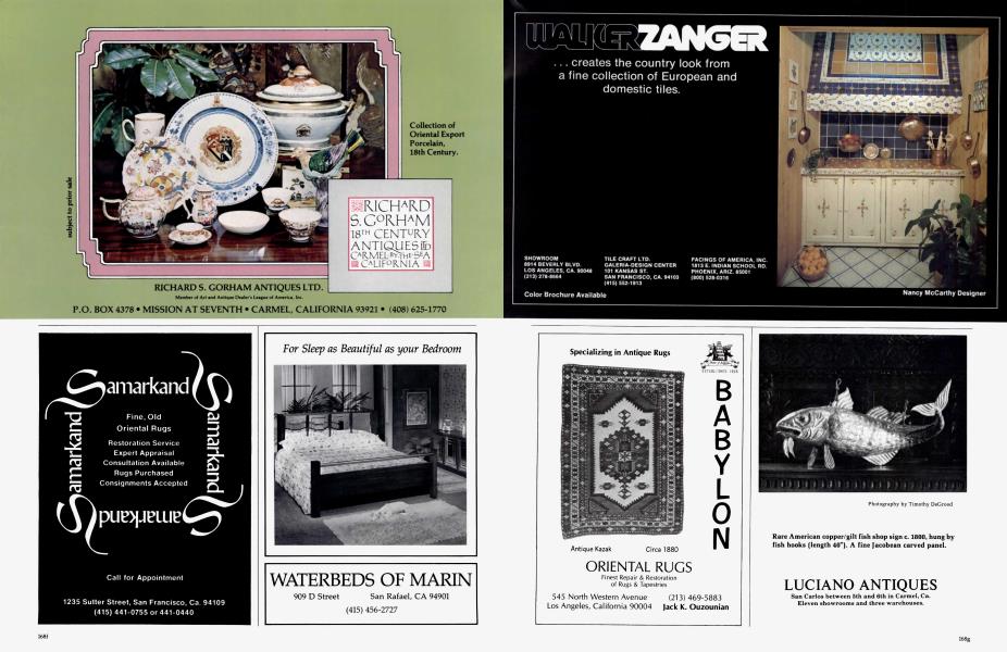 WALKER ZANGER | Architectural Digest | JANUARY/FEBRUARY 1977