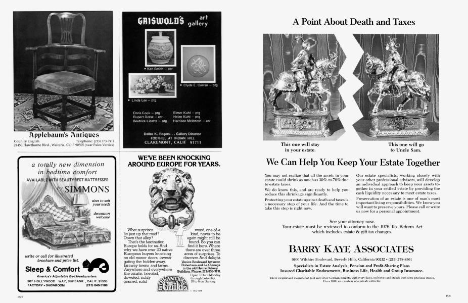 BARRY KAYE ASSOCIATES | Architectural Digest | JANUARY/FEBRUARY 1977