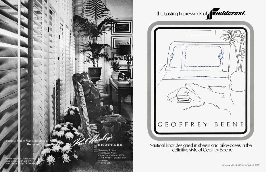 GEOFFREY BEENE | Architectural Digest | APRIL 1977