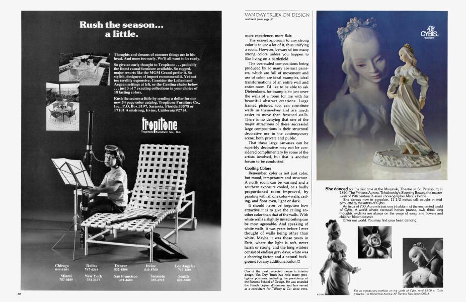 tropitone | Architectural Digest | APRIL 1977