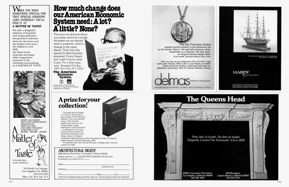 The Queens Head | Architectural Digest | APRIL 1977