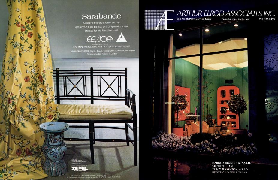 ARTHUR ELROD ASSOCIATES, INC. | Architectural Digest | SEPTEMBER 1977