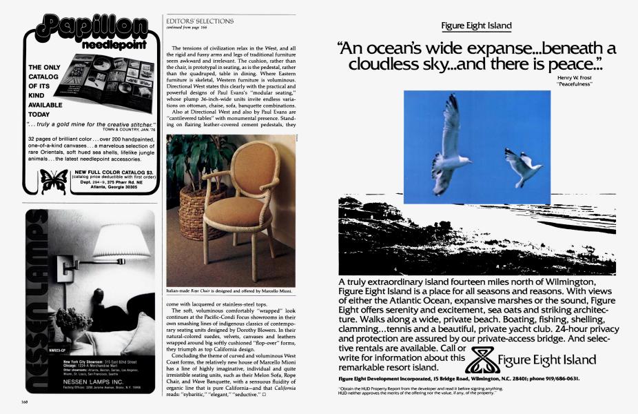 NESSEN LAMPS INC. | Architectural Digest | SEPTEMBER 1977