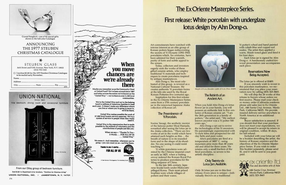 UNION-NATIONAL | Architectural Digest | SEPTEMBER 1977