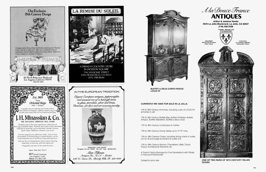 J. H. Minassian & Co. | Architectural Digest | OCTOBER 1977