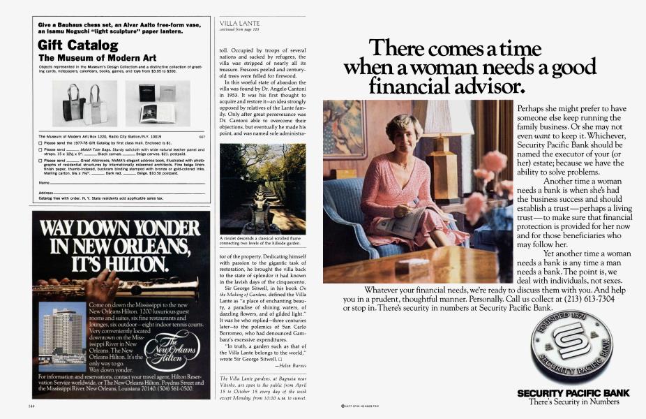 SECURITY PACIFIC BANK | Architectural Digest | OCTOBER 1977