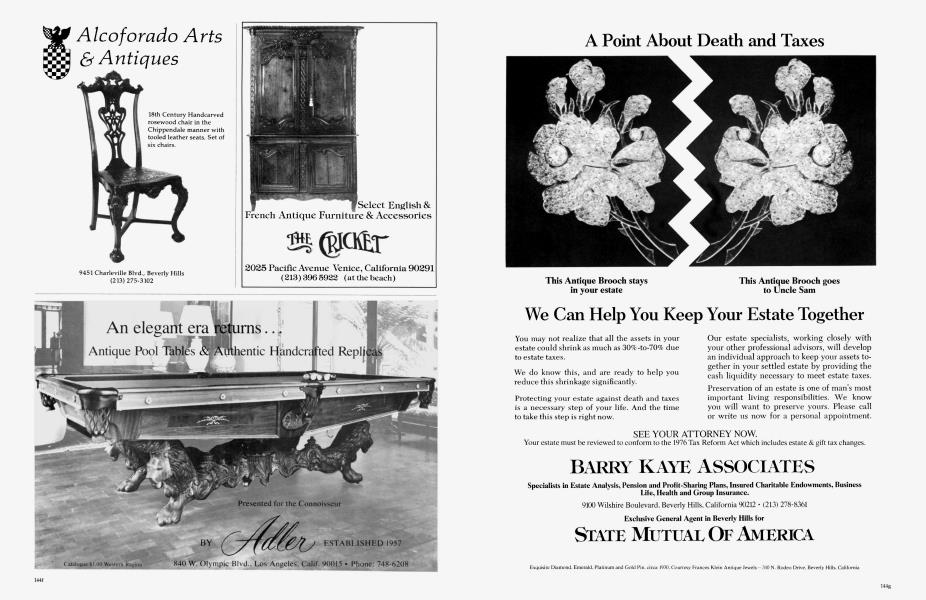 BARRY KAYE ASSOCIATES | Architectural Digest | OCTOBER 1977