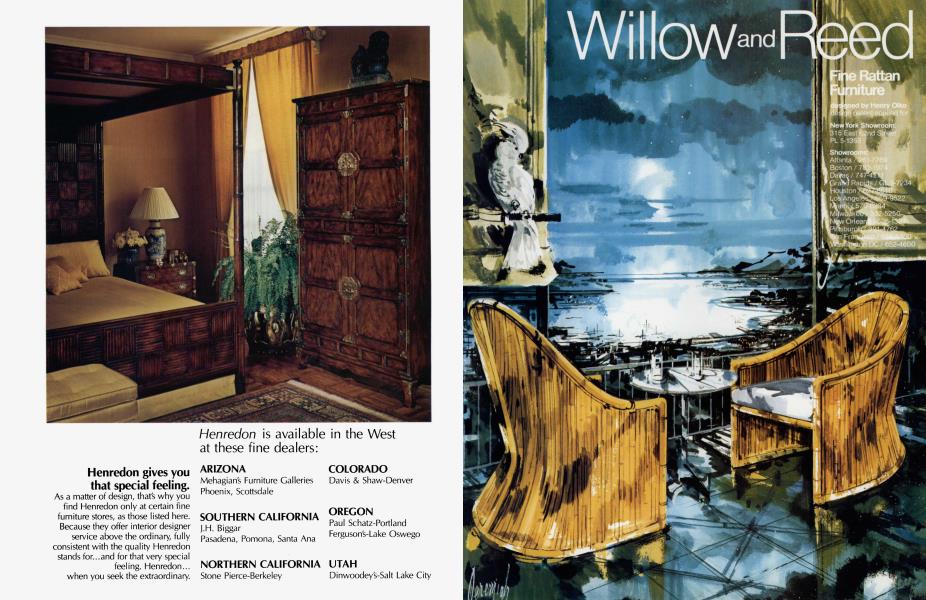 Willow and Reed | Architectural Digest | OCTOBER 1977