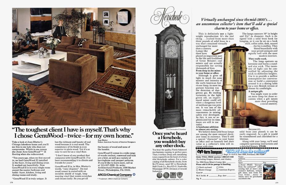 Norm Thompson | Architectural Digest | NOVEMBER 1977