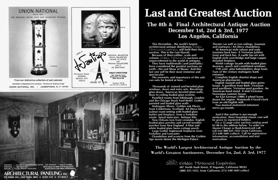 UNION-NATIONAL | Architectural Digest | NOVEMBER 1977