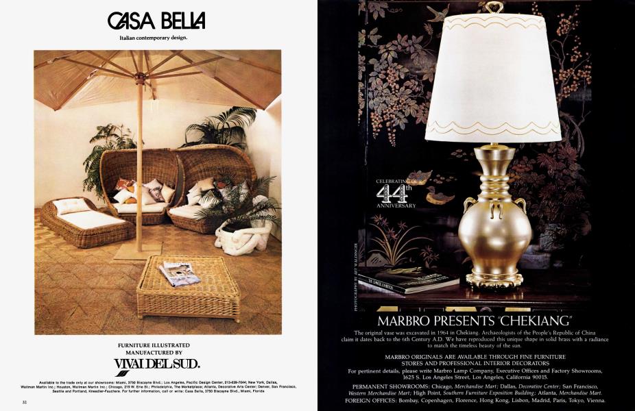 Casa Bella | Architectural Digest | DECEMBER 1977