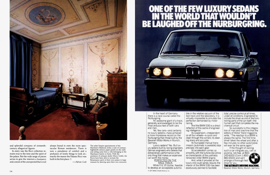 The Ultimate Driving Machine. | Architectural Digest | JANUARY/FEBRUARY ...