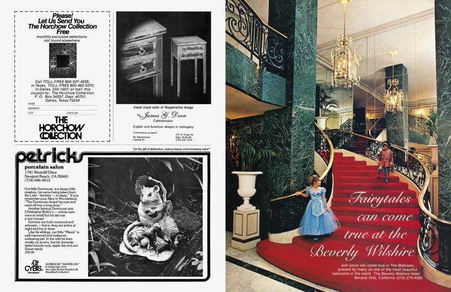 CYBIS® Porcelains | Architectural Digest | JANUARY/FEBRUARY 1978