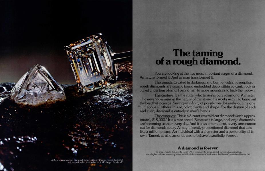 A diamond is forever. | Architectural Digest | MARCH 1978