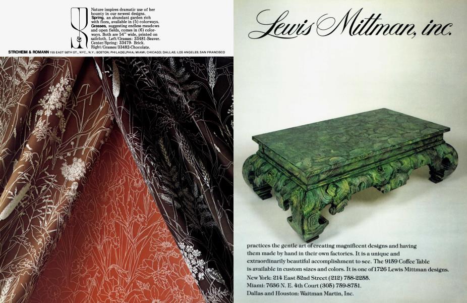 Lewis Mittman, inc. | Architectural Digest | APRIL 1978