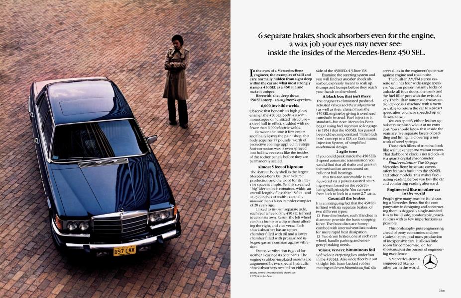 Mercedes-Benz 450 | Architectural Digest | MAY 1978