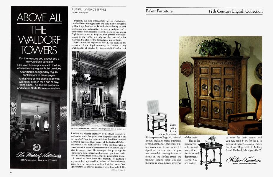 Baker Furniture | Architectural Digest | MAY 1978