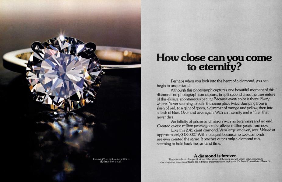 A diamond is forever. | Architectural Digest | JUNE 1978