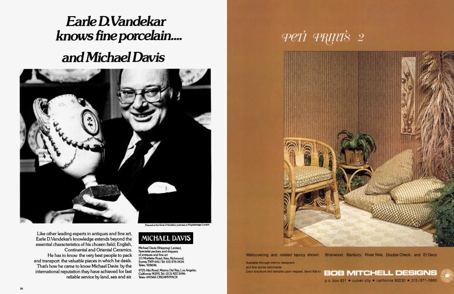 BOB MITCHELL DESIGNS | Architectural Digest | JUNE 1978