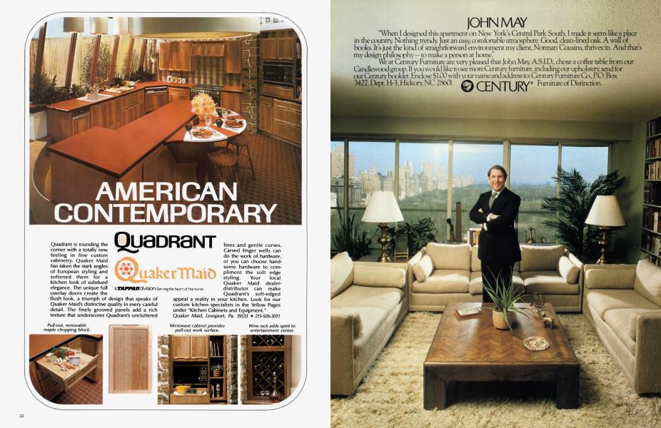 JOHN MAY CENTURY® | Architectural Digest | OCTOBER 1978