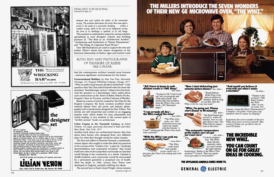 GENERAL ELECTRIC | Architectural Digest | NOVEMBER 1978